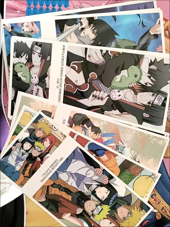 （004）Naruto postcards anime peripheral poster stickers bookmarks – MikeDIY